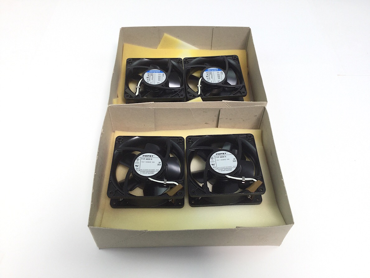 Set 2x ebmpapst 4606 N, 2x Papst 4606 N Lüfter 115V~ 50/60Hz 20W