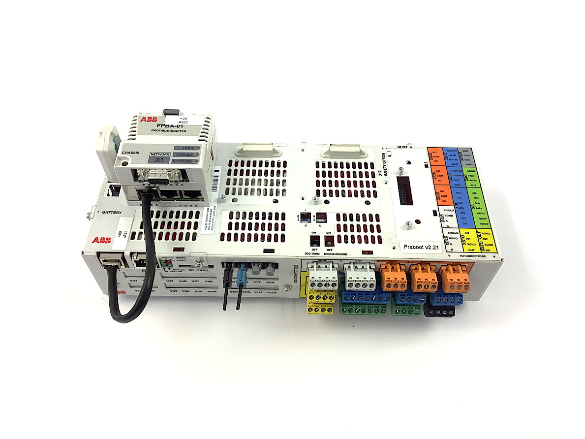 ABB BCU-02 3AUA0000110492 Control Unit mit FPBA-01 Adapter, ACS880-MU ...