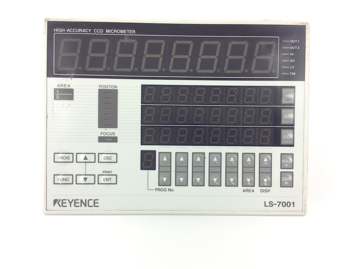 Keyence LS-7001 CCD Digital Mikrometer Kontroll