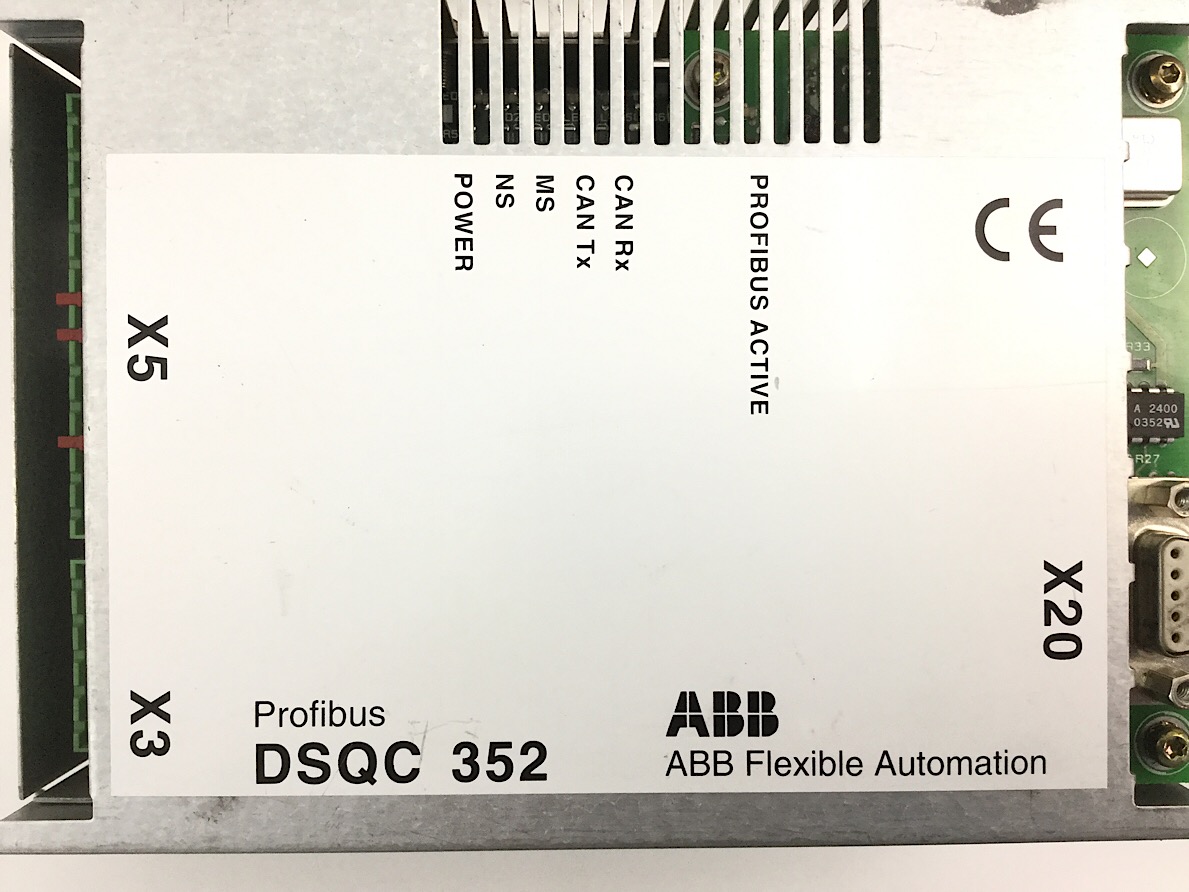 4er Set ABB 2x DSQC 352 Profibus Board, 2x DSQC331 3HAB7215-1 /08 Panel Unit