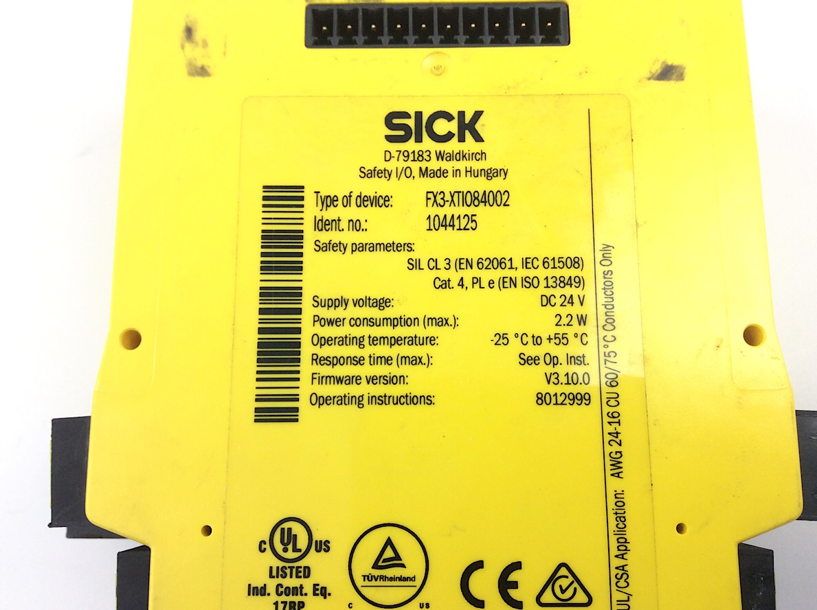 17er Set Sick Sicherheitssteuerung zB 4x FX3-CPU130002