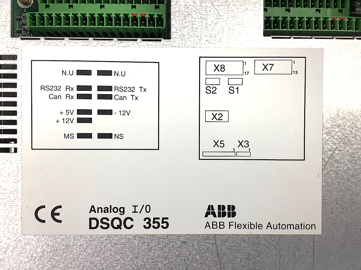 5er Set ABB 4x DSQC 355 Analog I/0, 1x DSQC 355A Analog I/0