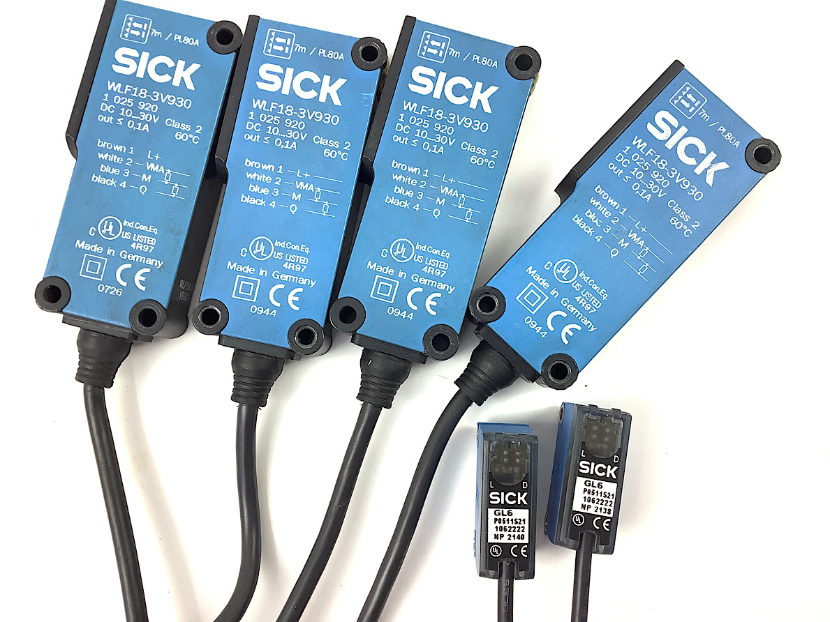 32er Set div Sensoren zB 3x Sick WL36-R230,2x Sick WT12-2P430,1x Sick ...