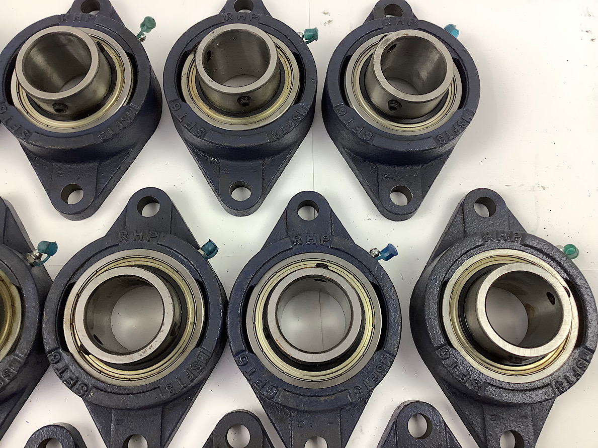 Set 16x RHP Gehäuse Flanschlagereinheiten oval Lagerbock MSFT3 SFT6 ...