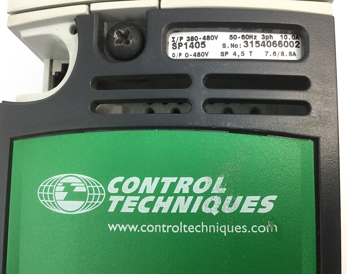 Control Techniques Unidrive SP1405 3.0/4.0kW 380-480V 50-60Hz 7.6/8.8A