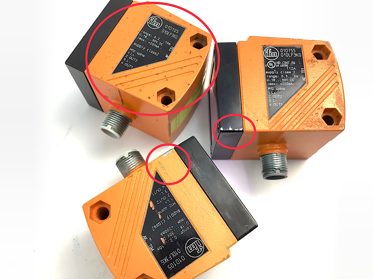 4x ifm 01D105 01DLF3KG optischer Abstandssensor