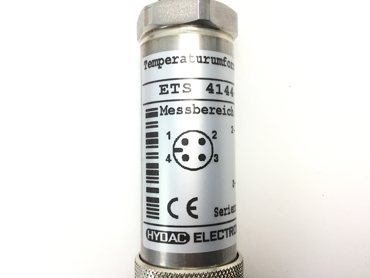 4er Set Hydac div. z.B 2x ETS 326-3-100-000, ETS 4144-A-000, ETS 344-3 ...