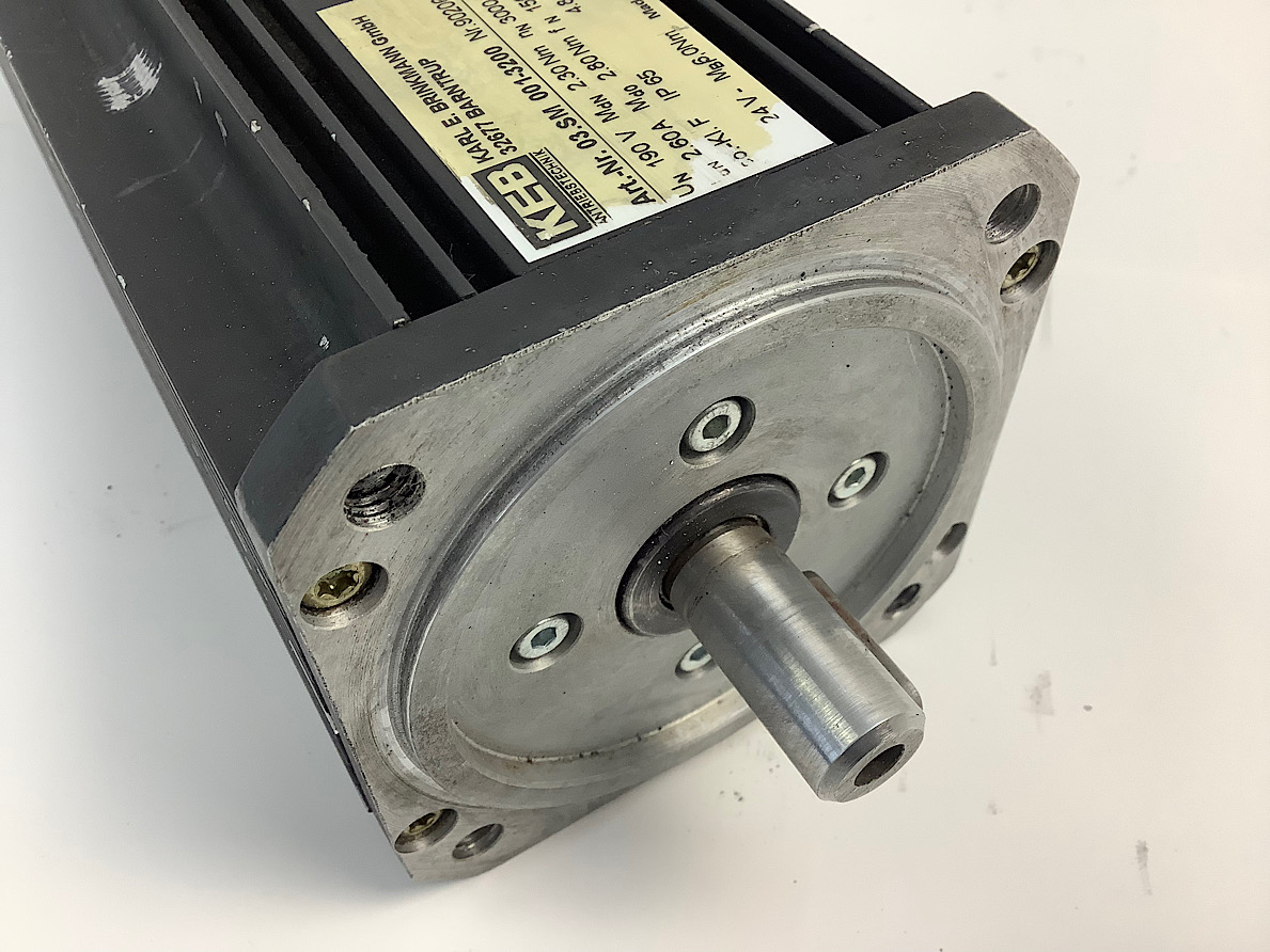 Set 2x KEB Brinkmann Servomotor Motor Synchronmotor 03.SM 001-3200