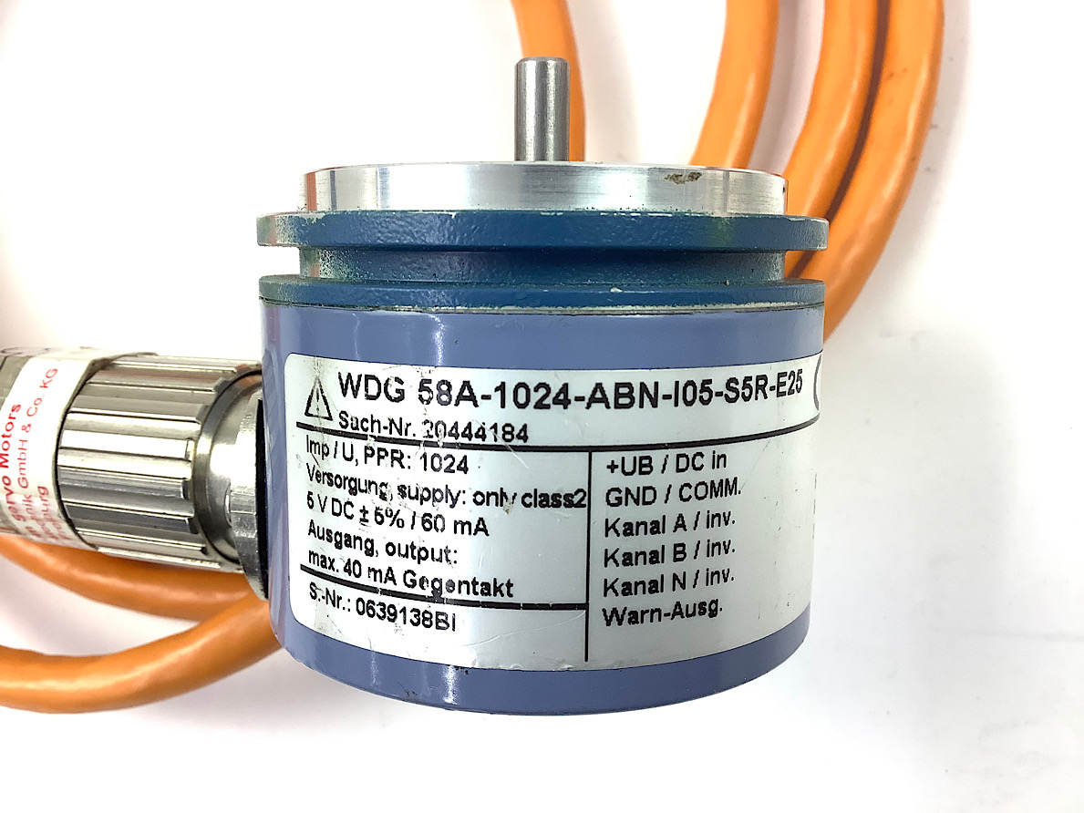 2er Set Drehgeber 1x Wachendorff WDG 58A-1024-ABN-I05-S5R-E25, 1x ...
