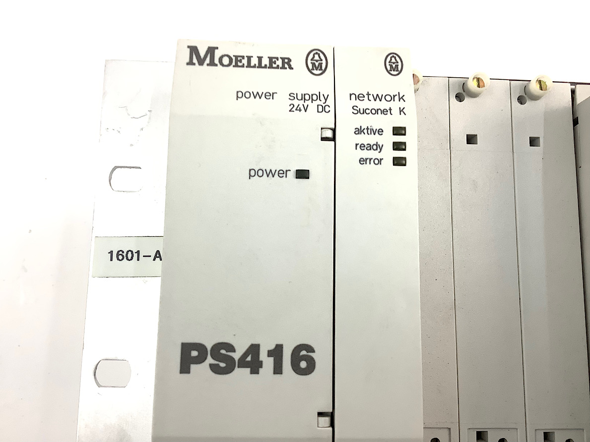 Moeller PS416 Modular Programmable Logic Controller ua mit 9x Modul OUT-400