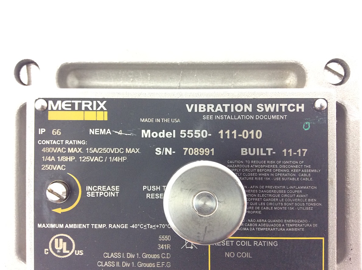 Metrix Vibrationsschalter 5550-111-010