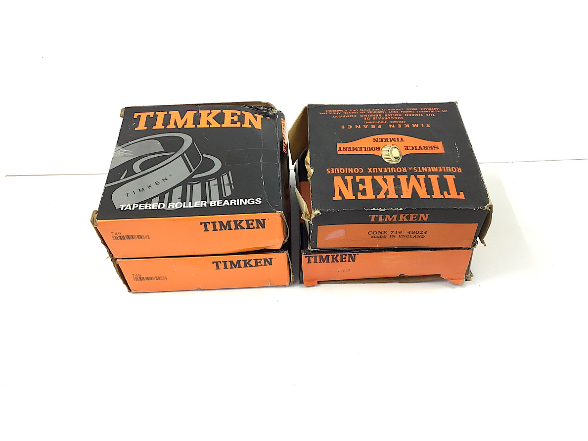 4x Timken Kegelrollenlager 749, Wälzlager, in OVP