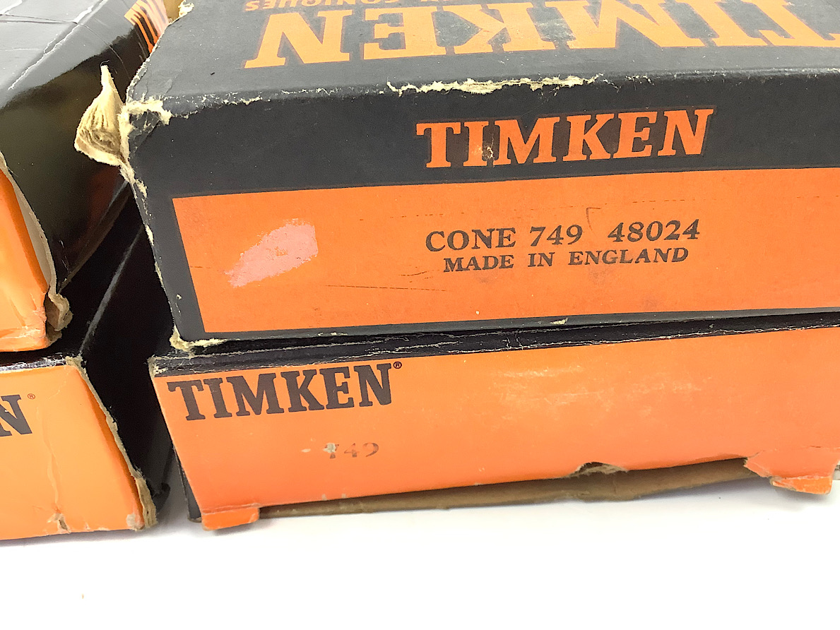 4x Timken Kegelrollenlager 749, Wälzlager, in OVP