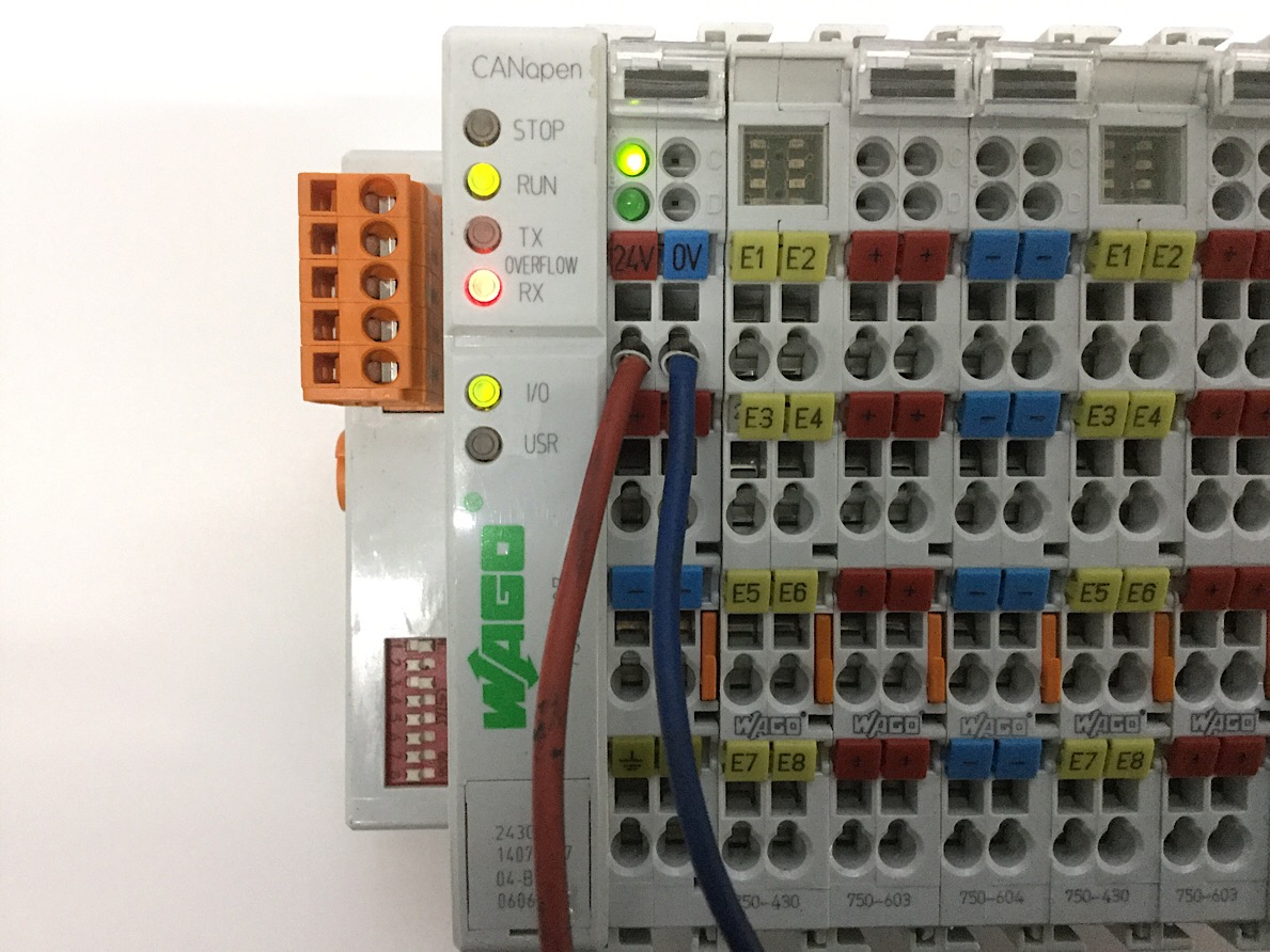 Wago 750-837 Profibus mit 14 Modulen z.B 3x 750-430