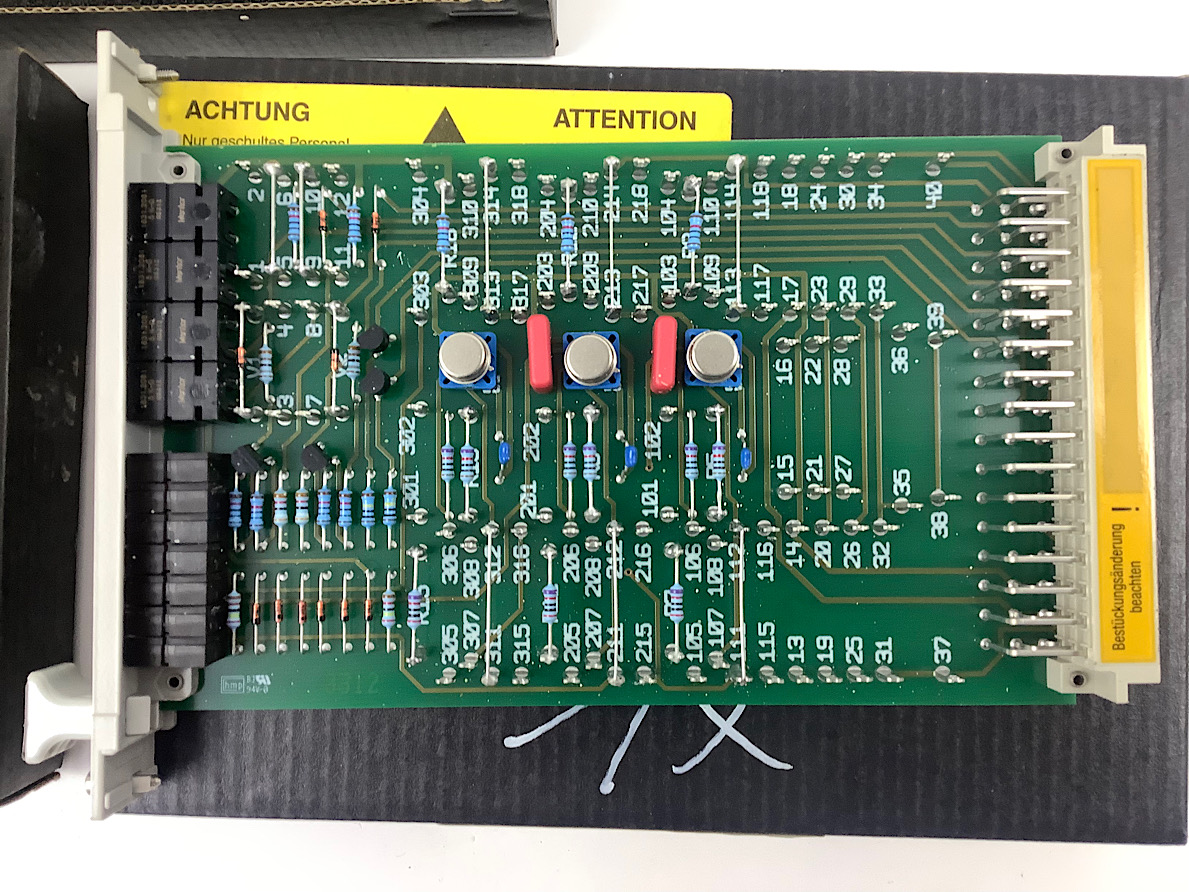 Set 3x Control Board Karte Platine 029. 044 219 AEG ALSTOM CO Amplifier ...