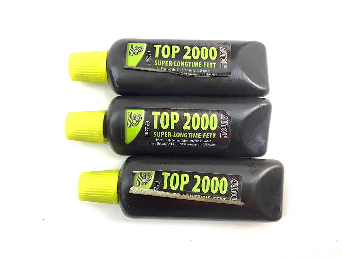 15x AUTOL Top 2000 Super-Longtime-Fett 3x 25ml 12x 400g