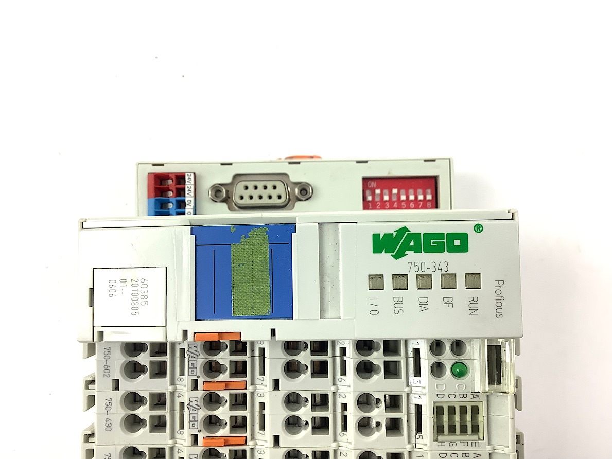 Wago Feldbuskoppler Profibus 750-343 mit div. Modulen