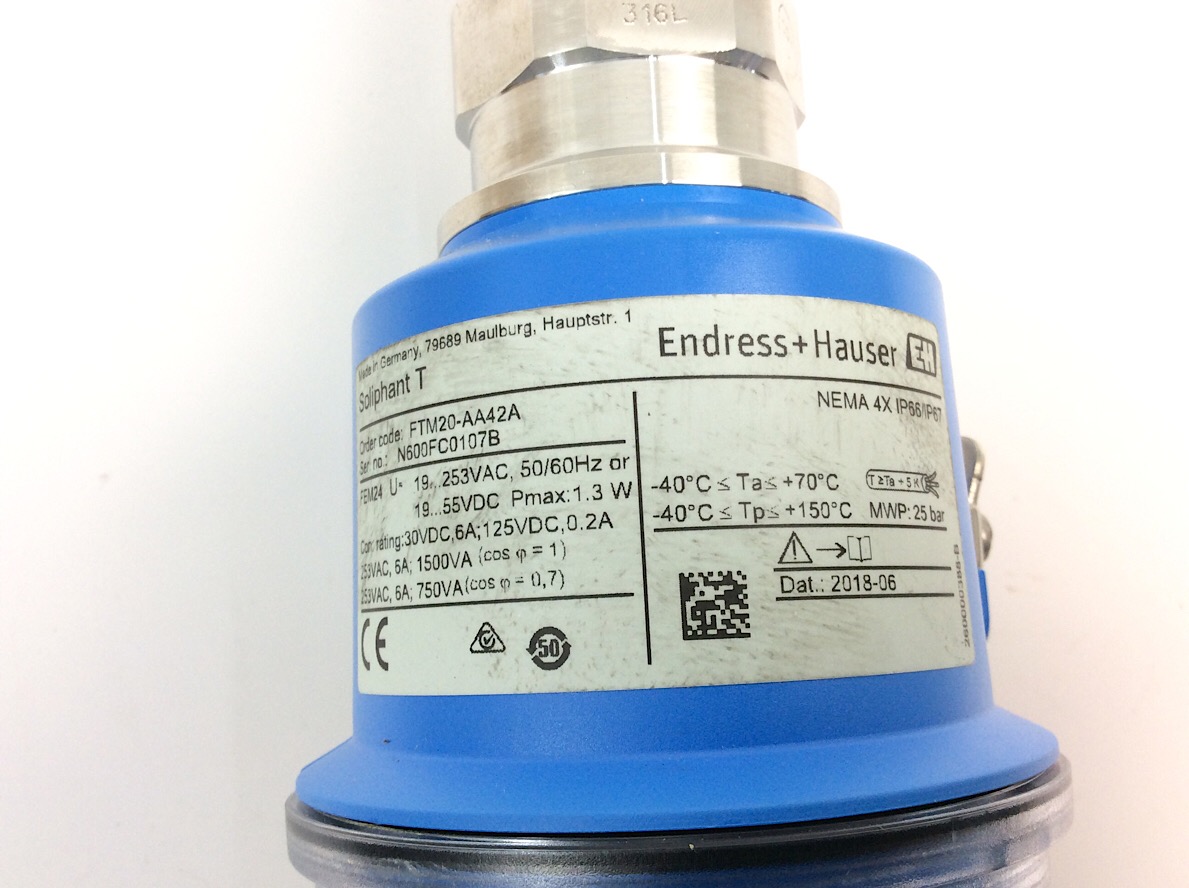 Endress+Hauser Model: SOLIPHANT T FTM20-AA42A Füllstandssensor in OVP