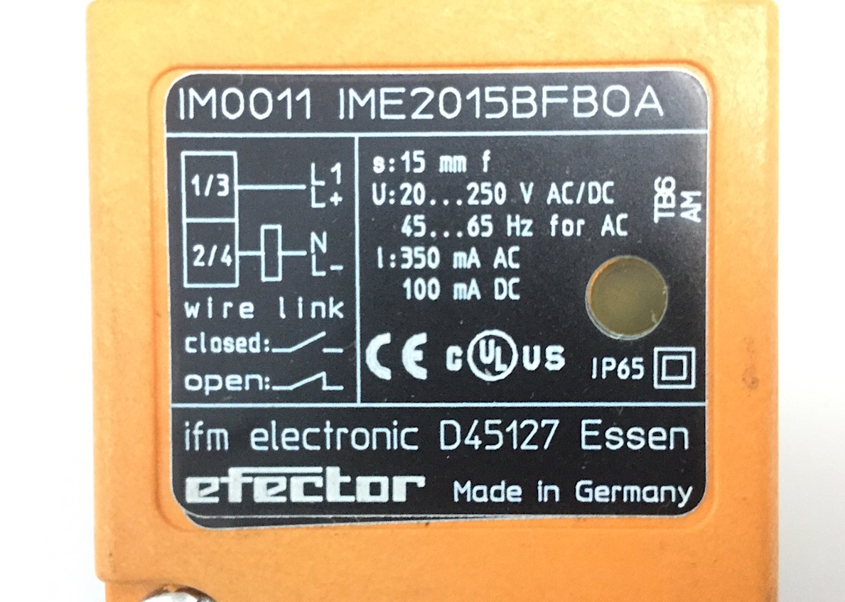 17x ifm electronic efector100 IM0011 IME2015BFB0A induktiver Sensor 20...250V