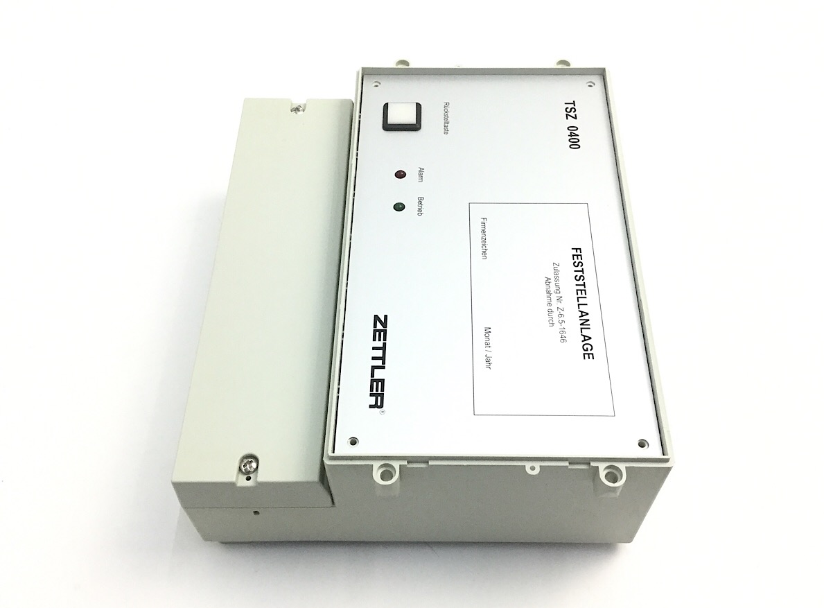 2x Zettler TSZ 0400 Türsteuerzentrale für Feststellanlagen