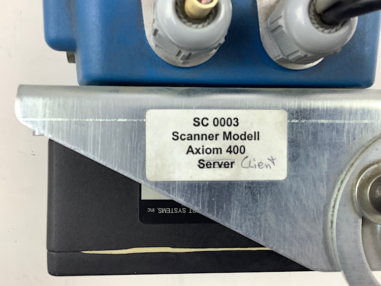 AS ACCU-SORT AXIOM Barcode Scanner 1L mit DC Power Supply PS-4024