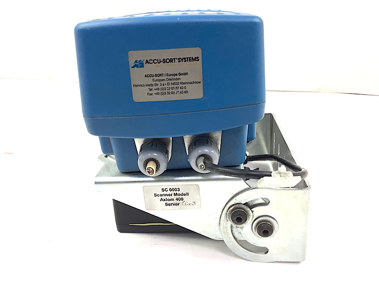 AS ACCU-SORT AXIOM Barcode Scanner 1L mit DC Power Supply PS-4024