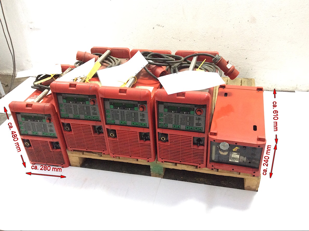 5er Set Fronius defekte Schweißgeräte TransPuls Synergic 4/5000, Kühlg ...