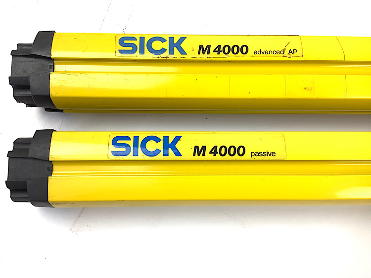 Set 2er SICK M4000 Lichtschranken M40Z-043003TB0 + Reflektor PSD02-2301 ...