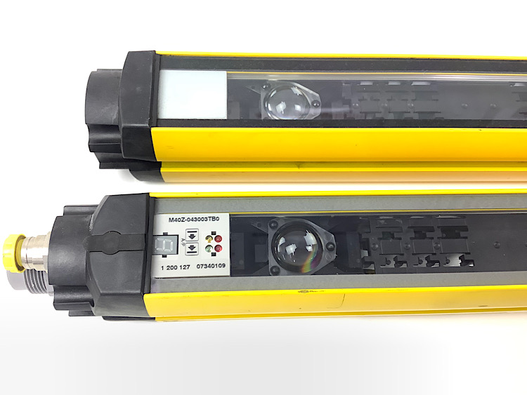 Set 2er SICK M4000 Lichtschranken M40Z-043003TB0 + Reflektor PSD02-2301 ...