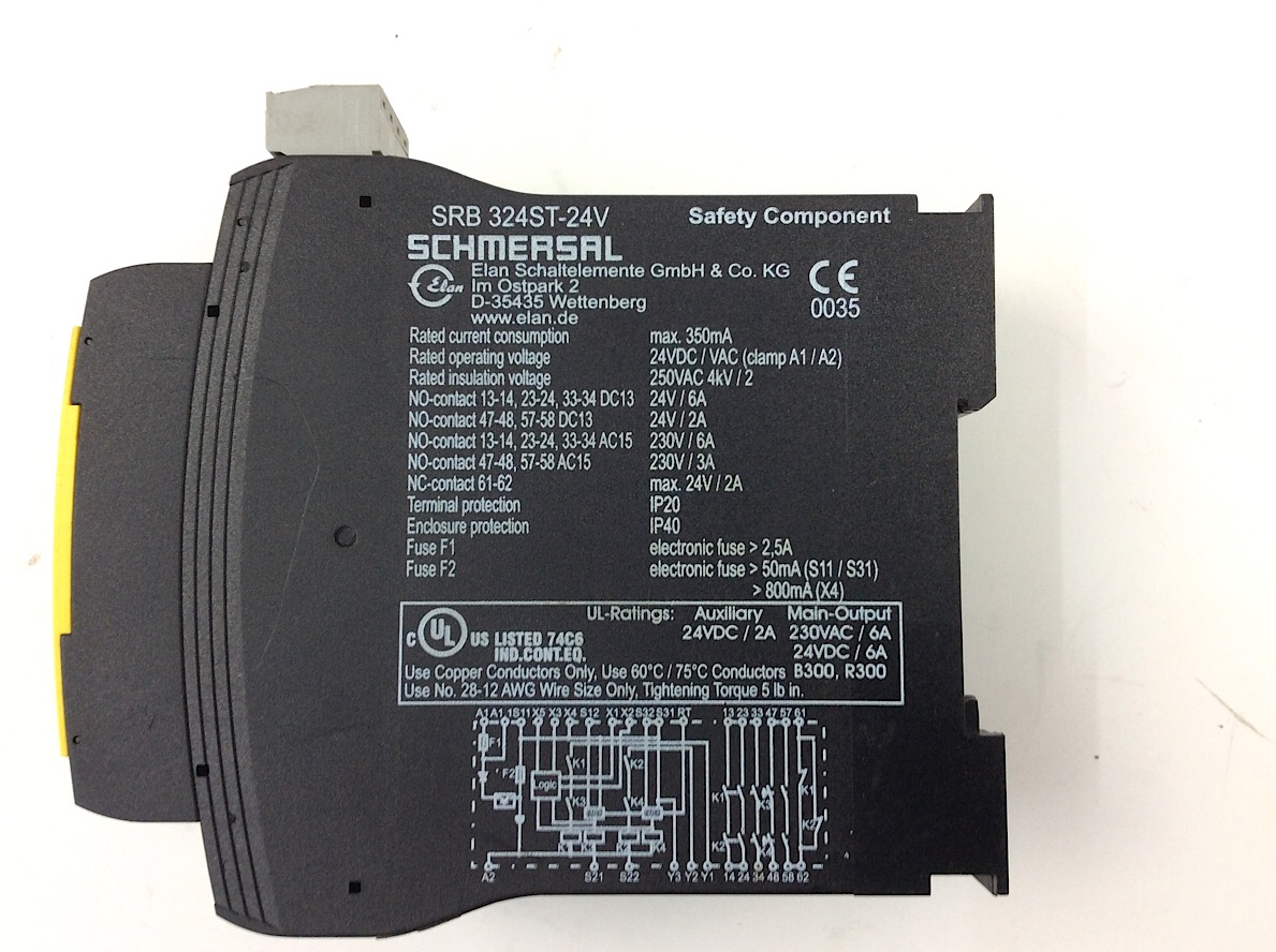 Schmersal Protect 4er Set Sicherheitsrelais z.B. 2x SRB 301MC-24V