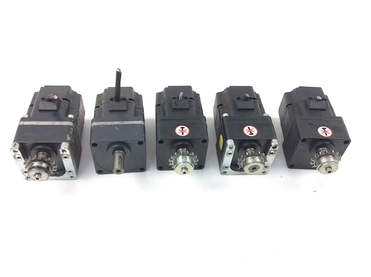 5er Set INDEVA D21498810 Brushless DC Motor 2500 rpm 100W IP54