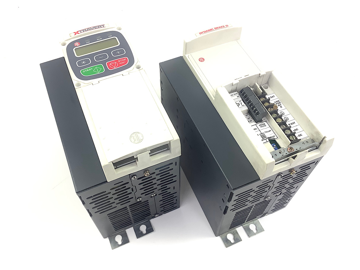 2er SET XTRAVERT PDL Frequenzumrichter X716, 0-480V AC + B015,250-800V AC