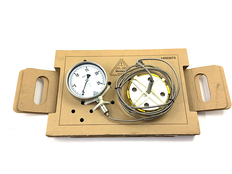 WIKA EN 837-1 Manometer (14023675) mit WIKa 990.27 OVP