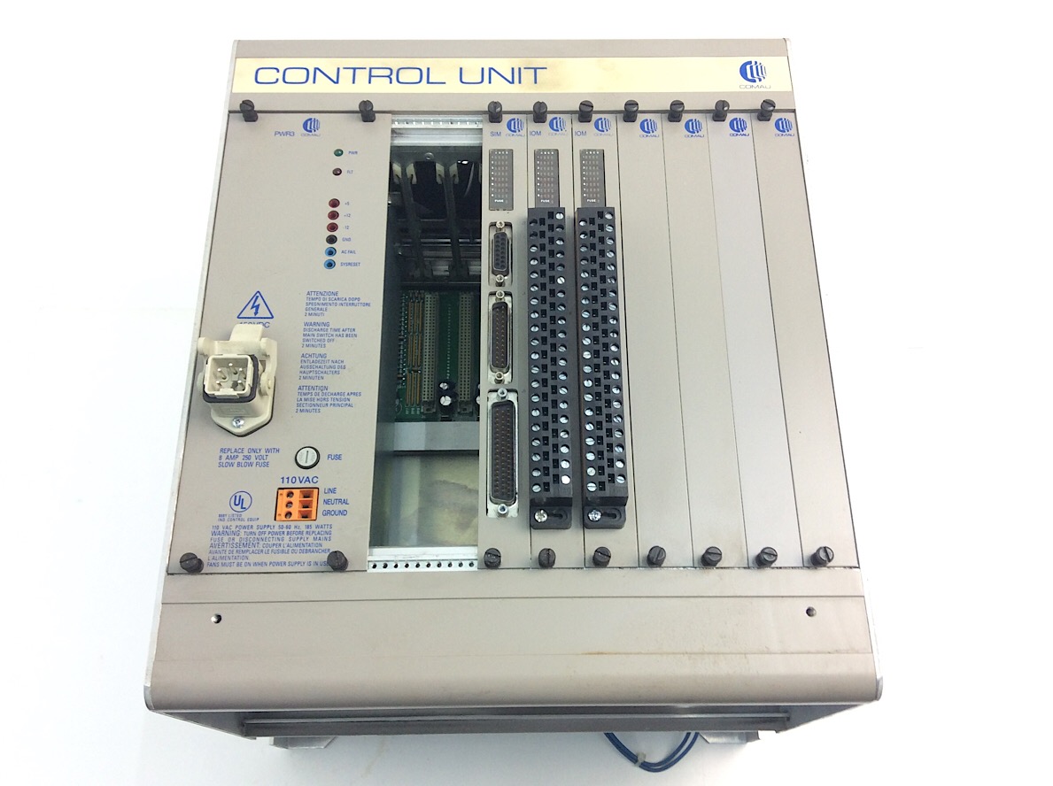 Comau PWR3 Control Unit mit Einschübe 1x SIM 2x IOM