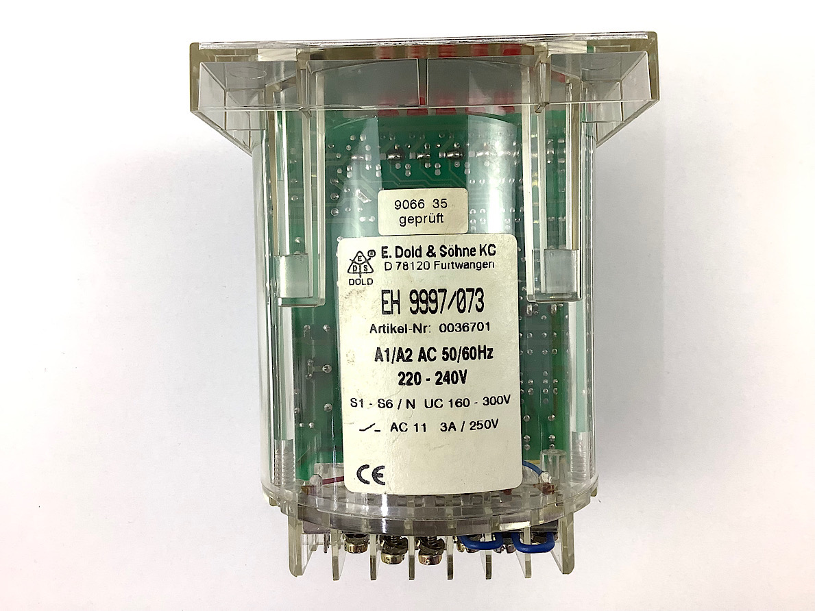 Dold & Söhne Störmelder-Relais EH 9997 nach dem Ruhestromprinzip