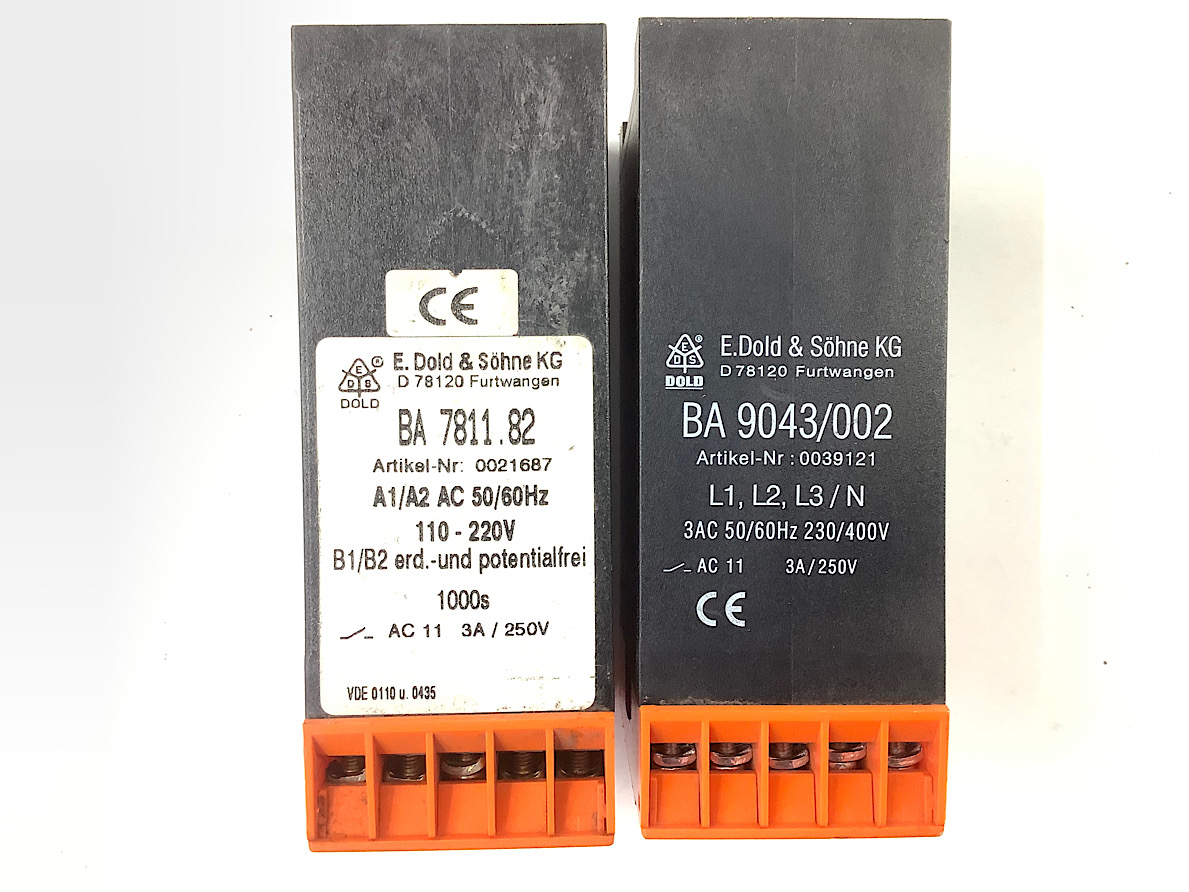 17er SET Dold & Söhne Multifunktions-Relais, 16x BA-7811.82, 1x BA-9043/002