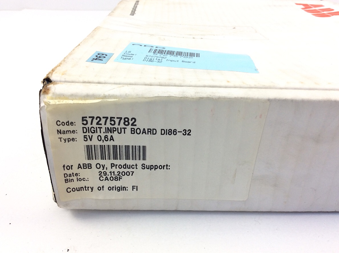 ABB Digital Input Board Code.: EXC57275782 Card DI86-32 OVP