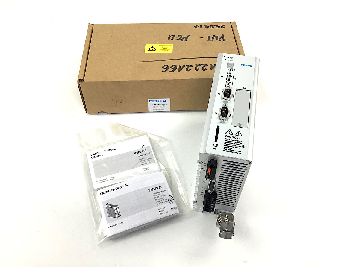 Festo CMMS-AS-C4-3A-G2 4A Servo Motor controller