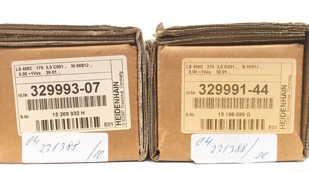 2er Set Heidenhain 1x LS 486C Id.Nr.329 991-44 ML 270mm, 1x LS 486C Id ...