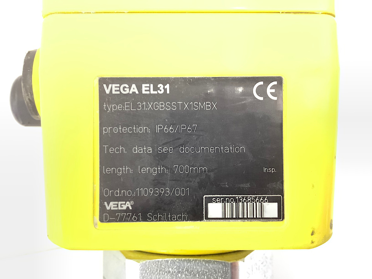 Vega EL31 El31.XGBSSTX1SMBX Füllstandssensor