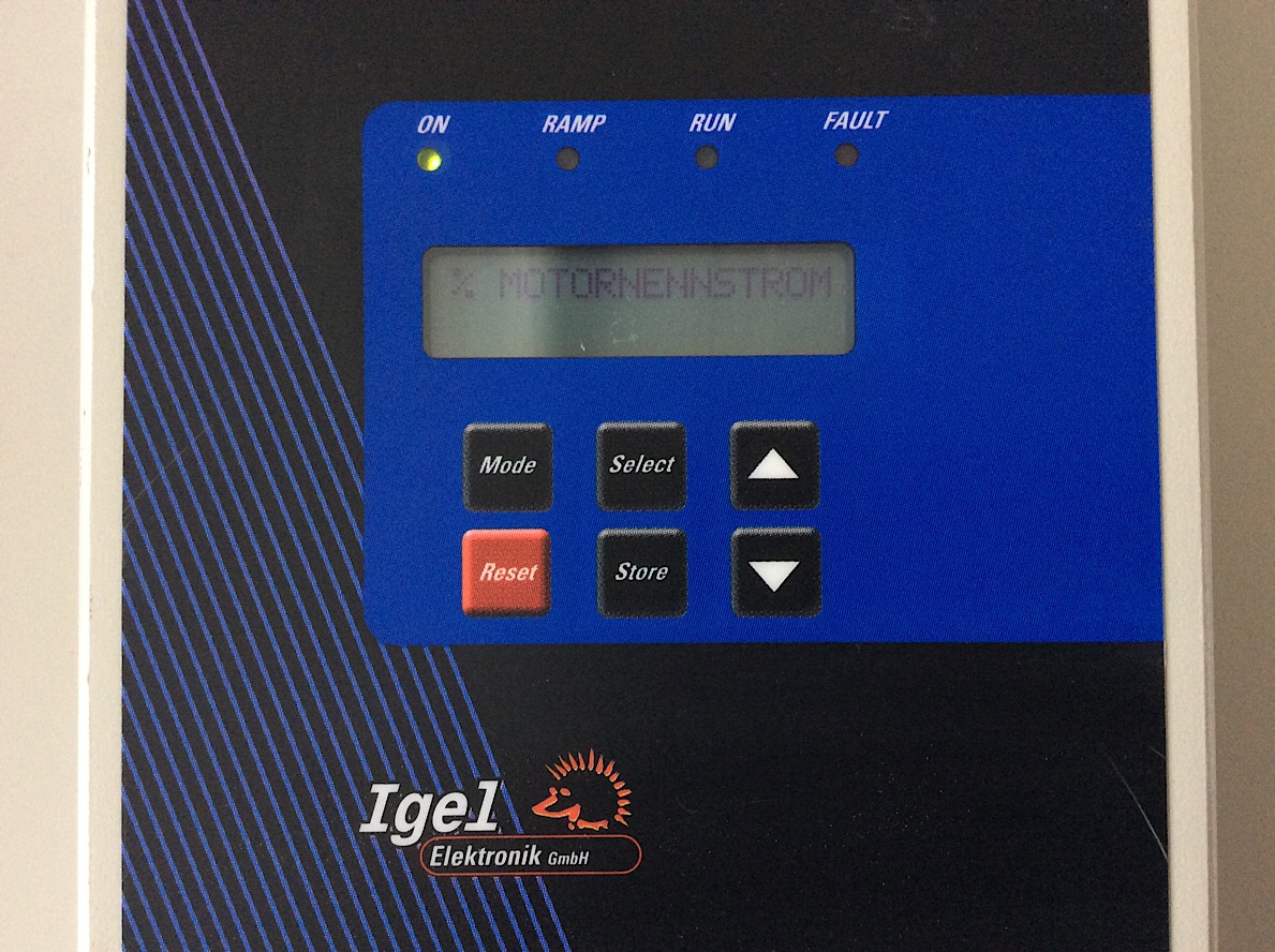 IGEL ISA-DS 310 400-230-I STARTER FLC 310 400V CONTROL 230V Sanftstarter
