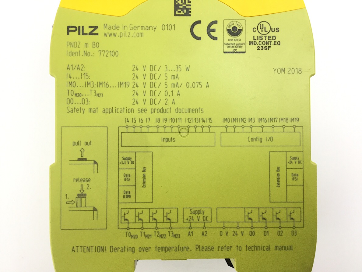 Pilz PNOZ m B0 772100 24VDC Sicherheitssteuerung
