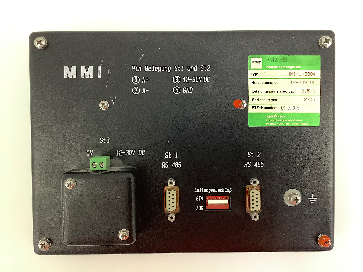 BEKAERT MMI-1/S004 HMI Bedienteil