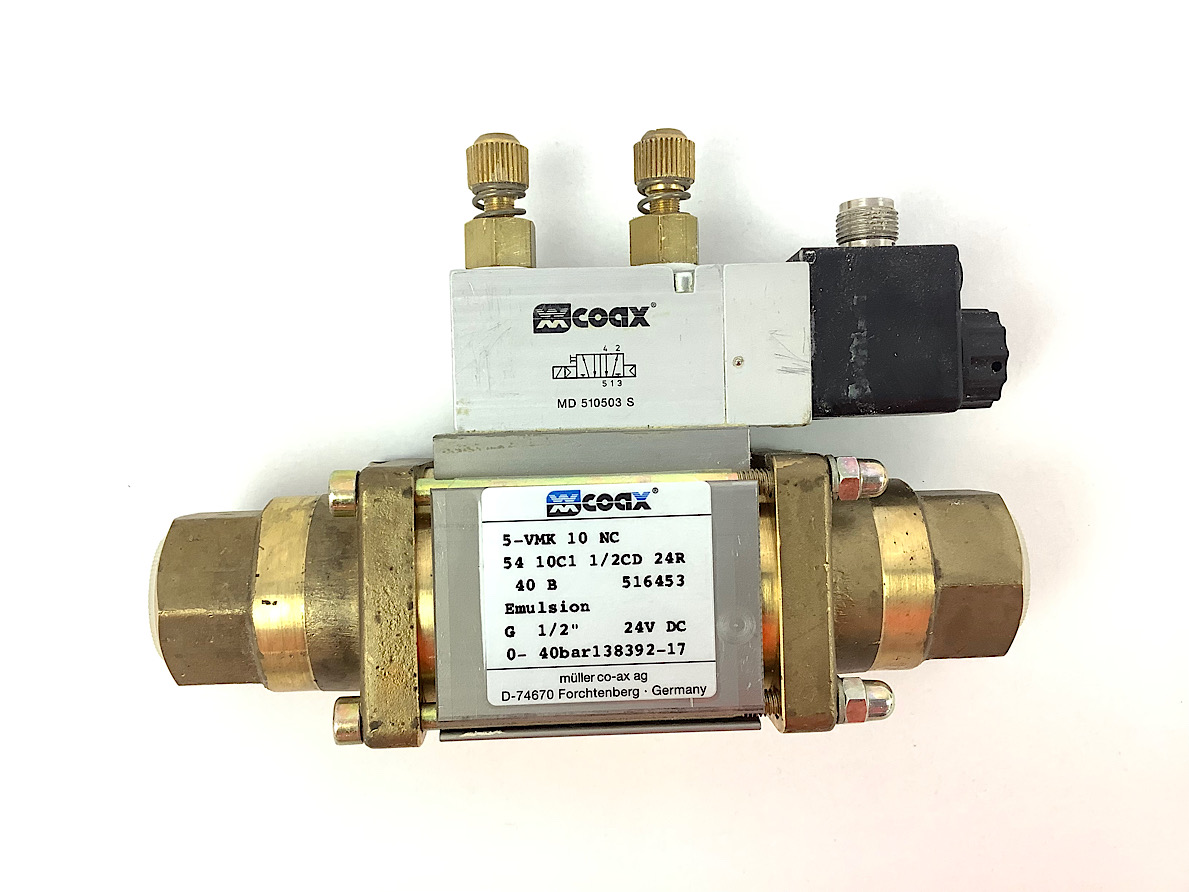 4er Set XX Coax Müller 24V 1x5-VMK 10 NC G3/4 1x5-VMK 10 NC G1/2 0-40bar