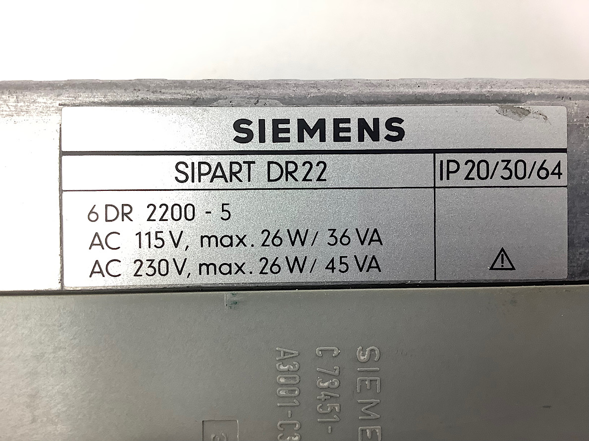 3er Set SIEMENS SIPART DR22 Controller PID Regler