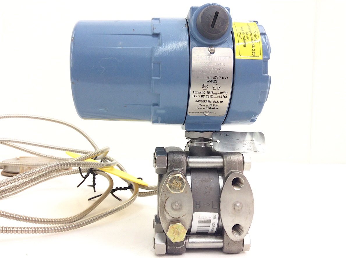 ROSEMOUNT Model R 1151 Explosion Proof Pressure Transmitter mit WIKA ...
