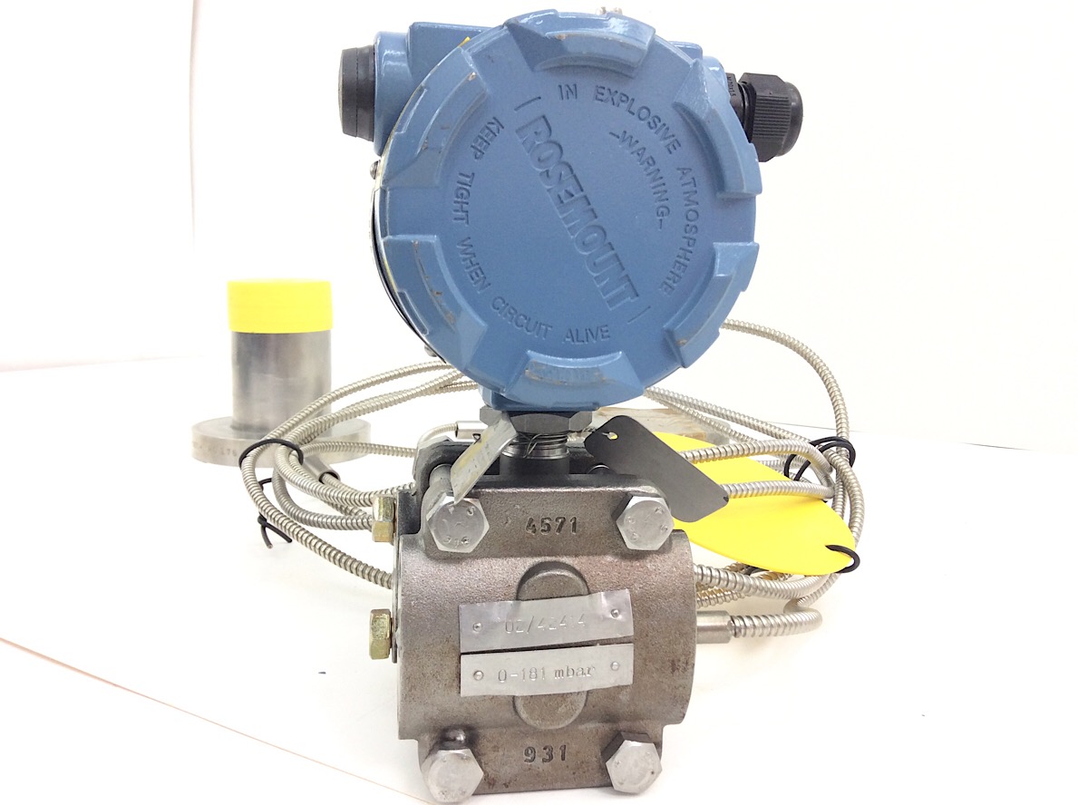 ROSEMOUNT Model R 1151 Explosion Proof Pressure Transmitter mit WIKA ...