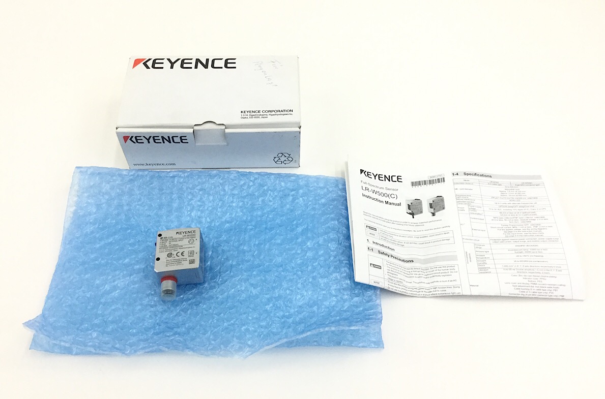 Keyence LR-W500C Full-Spectrum Sensor 10-30V DC