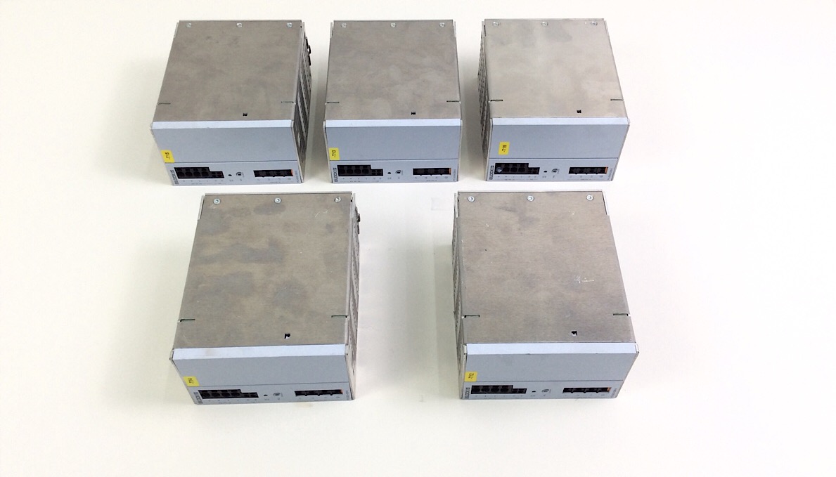 5er Set BLOCK POWER COMPACT-3AC/24DC PC-0324-400-0 DC 24V/20A Power Supply