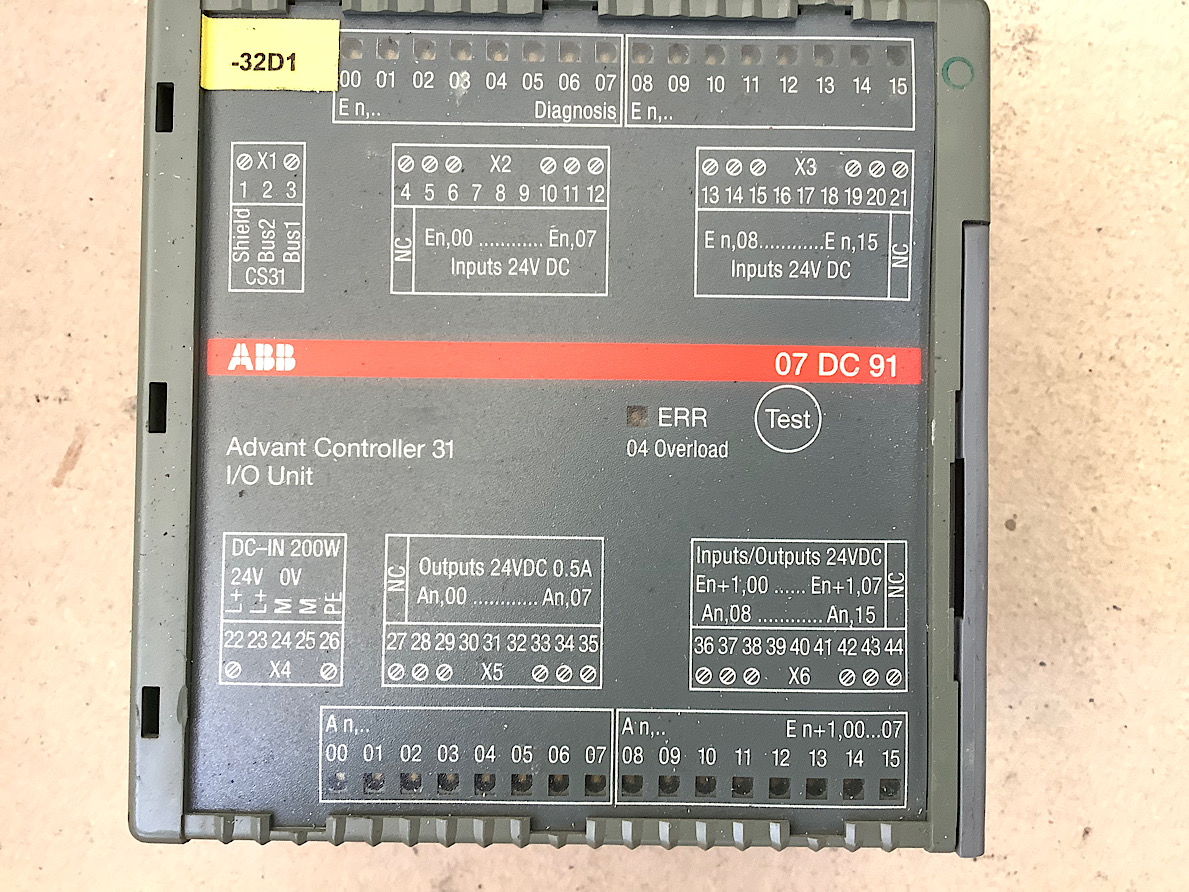 28x ABB 07 DC 91 Advant Controller